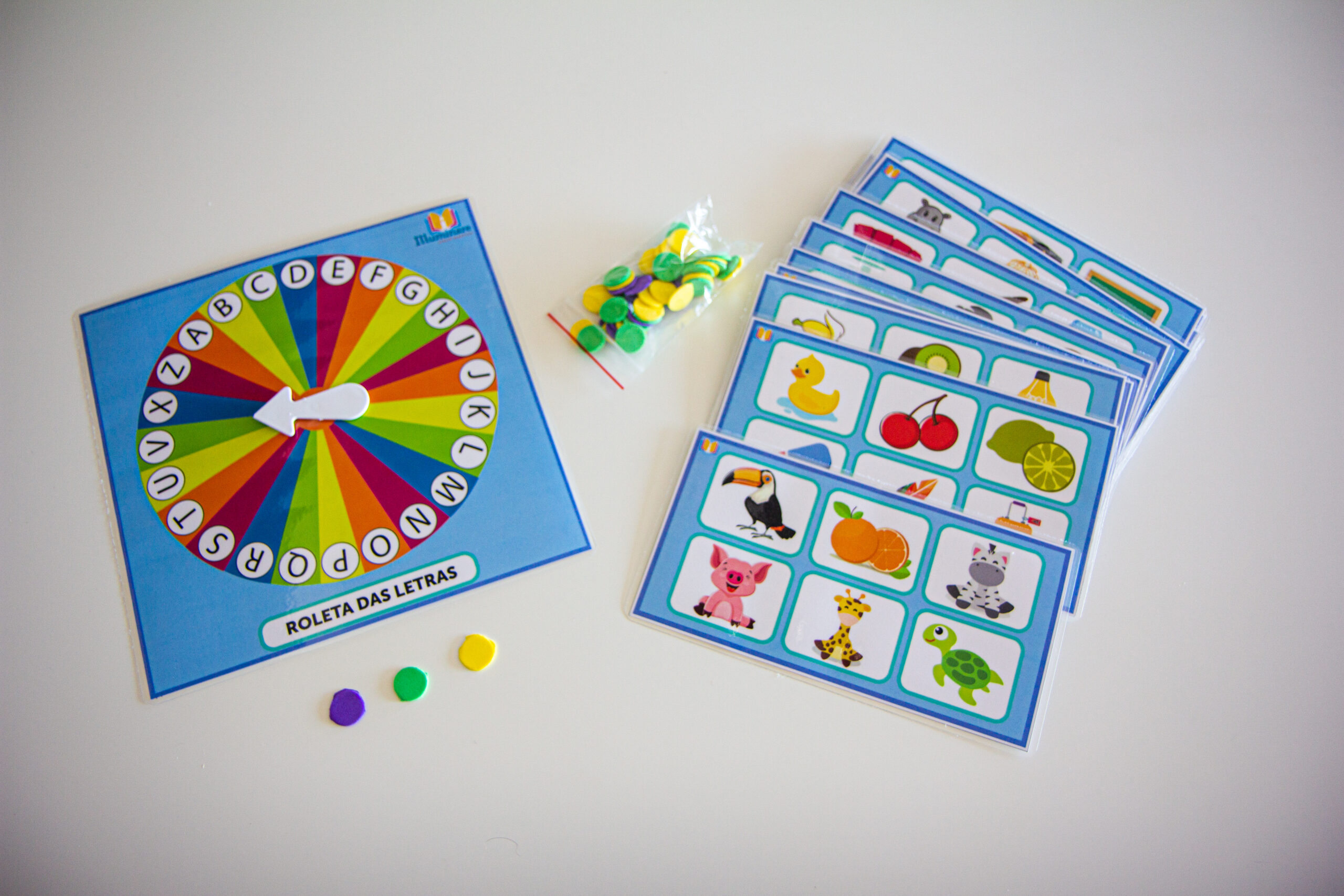 Roleta das letras – Illuminare Ateliê Didatico